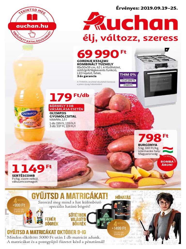 Auchan Akciós Újság 2019.0919-25. | PDF