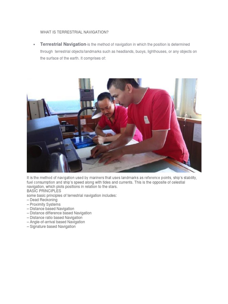 Terrestrial Navigation Basics | PDF
