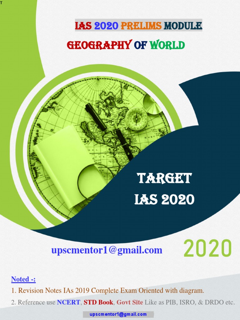 12.world Geography (UPSC-2020) | PDF | Climate | River