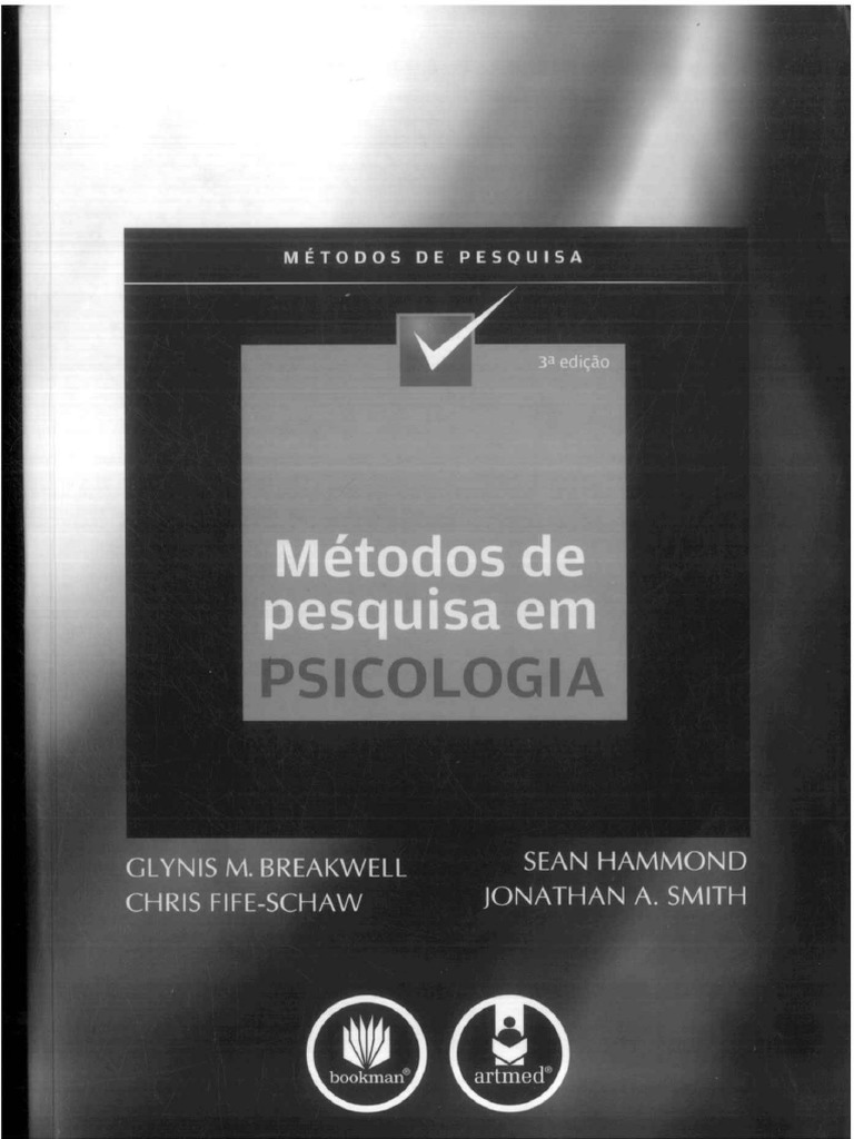 LIVRO - MÉTODOS DE PESQUISA-Glynis M. Breakwell PDF | PDF