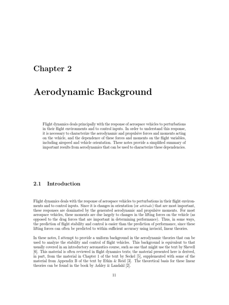Aerodynamic Background PDF | PDF | Airfoil | Lift (Force)