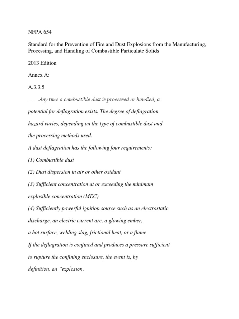 Nfpa 654 PDF | PDF