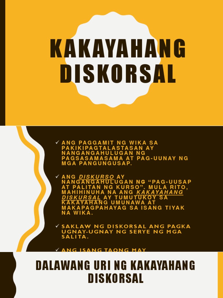 Kakayahang-diskorsal (1)