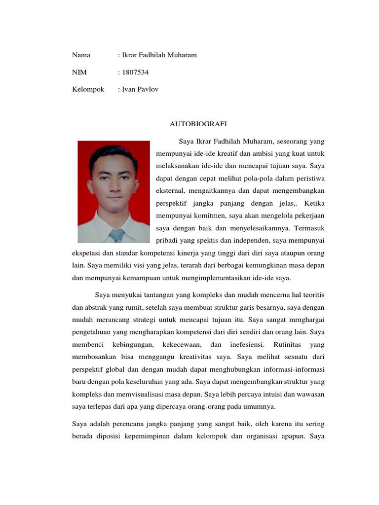 Autobiografi | PDF | Pengembangan Diri