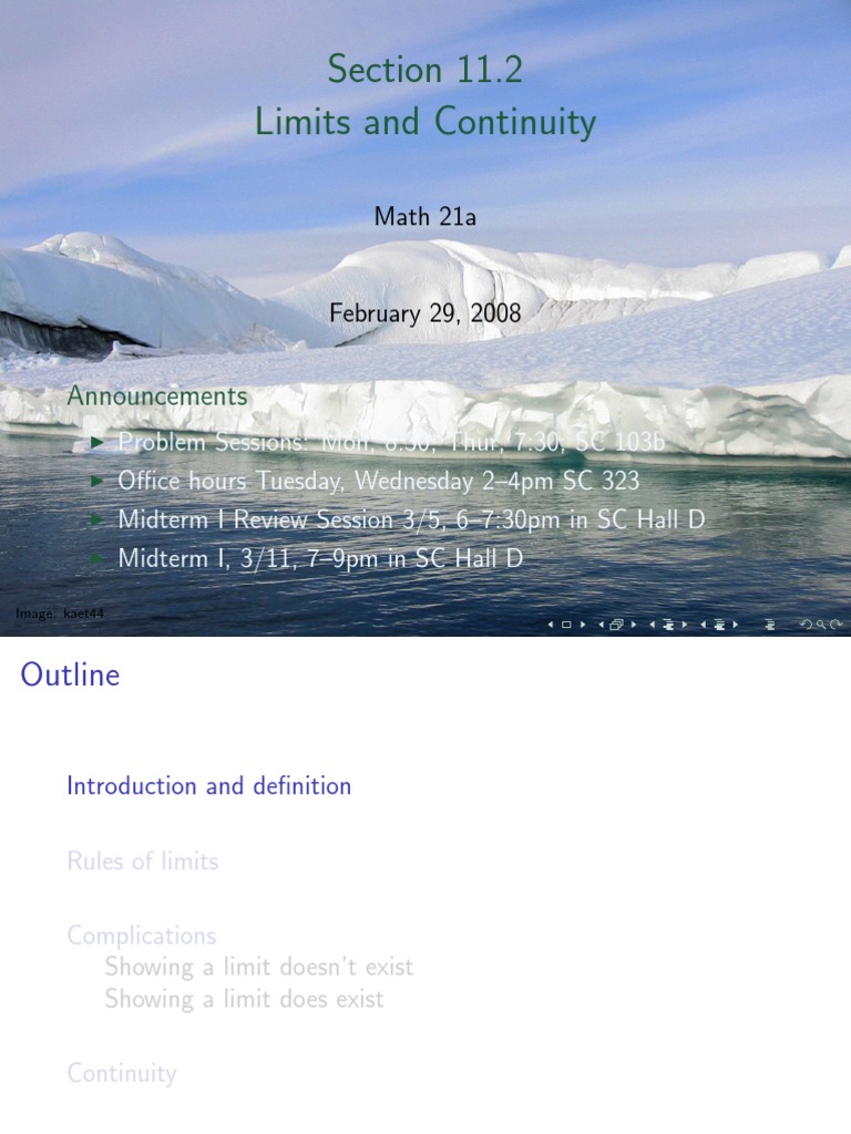 Limits and Continuity | PDF | Continuous Function | Polynomial