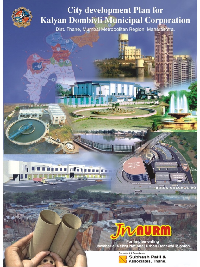 Kalyan Dombivli City Development Plan | PDF | Sanitary Sewer | Slum