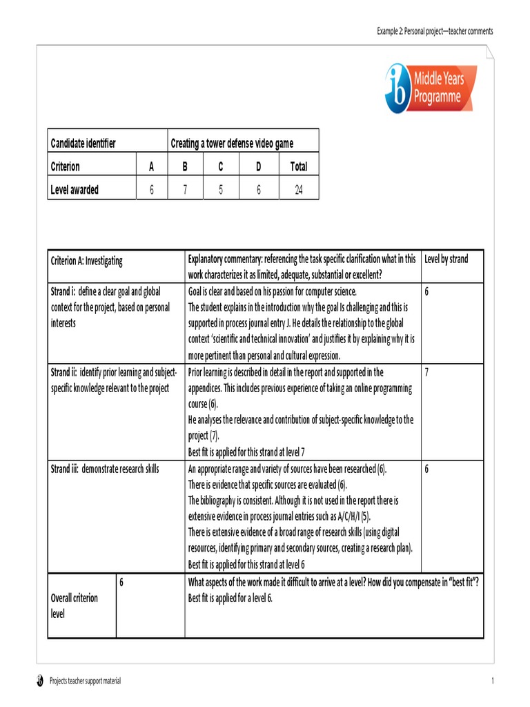 PP Example - Teacher Comments (English) | PDF | Goal | Learning