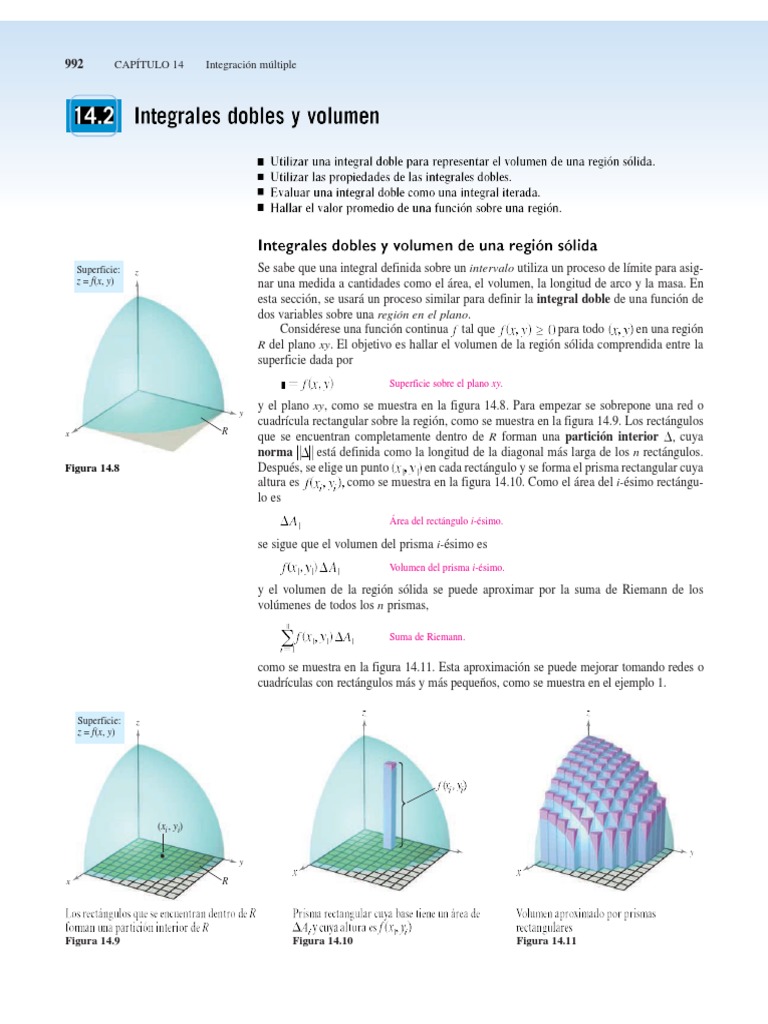 Capítulo 14 Integración múltiple | Integral | Geometría euclidiana