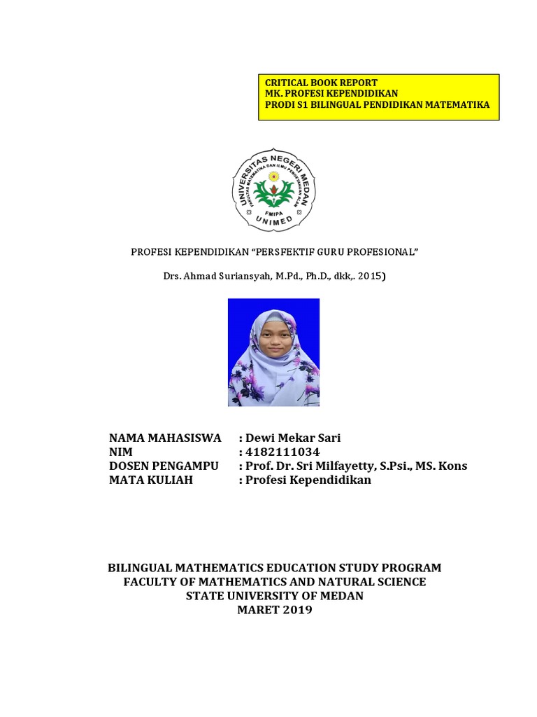 CBR Profesi Kependidikan Dewi Mekar Sari | PDF