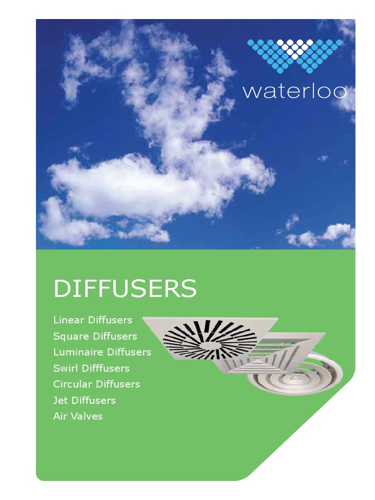 Diffusers Catalogue | PDF | Diffusion | Duct (Flow)