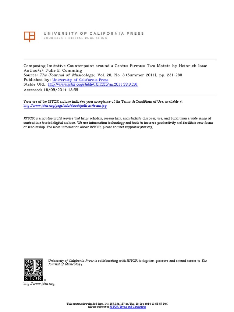 Composing Imitative Counterpoint Around | PDF | Music Theory | Musicology