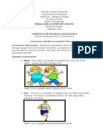 Locomotor Skills, Non-Locomotor Skills, Manipulative Movements | PDF ...