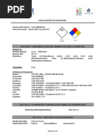 Hoja de Seguridad Productos Quimicos | PDF | Carbón | Agua
