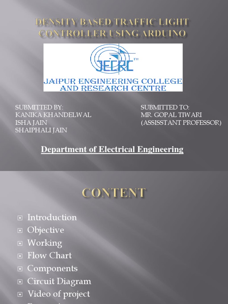 Density Based Traffic Light | PDF | Traffic | Traffic Light