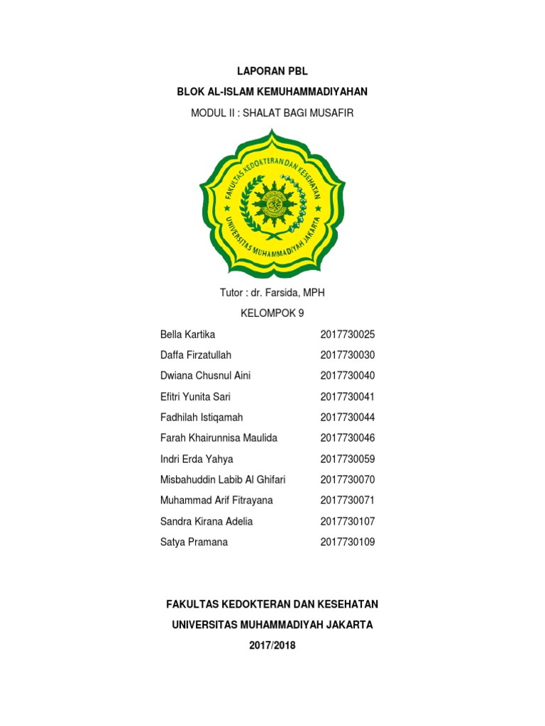 Laporan PBL Modul 2 | PDF