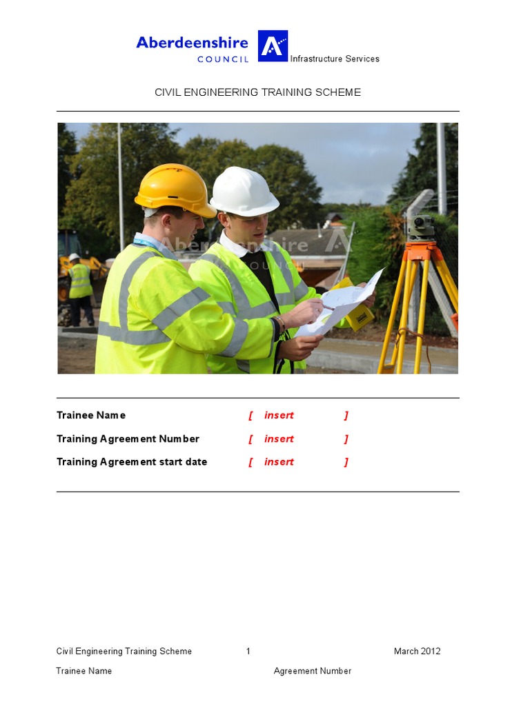 Civil Engineering Training Scheme: Developing Skills and ...