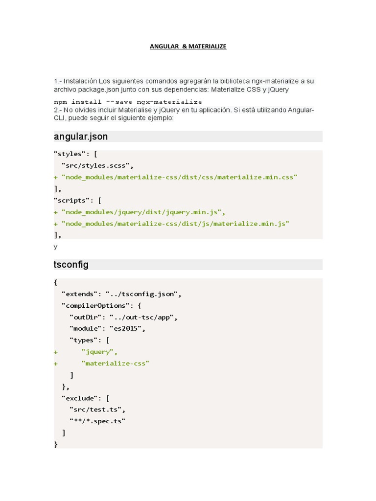 Tutorial Angular Materialize Hfr Pdf Web Development Human