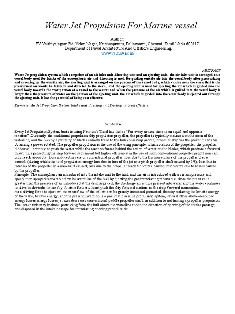 International Waterjet | PDF | Propeller | Marine Propulsion