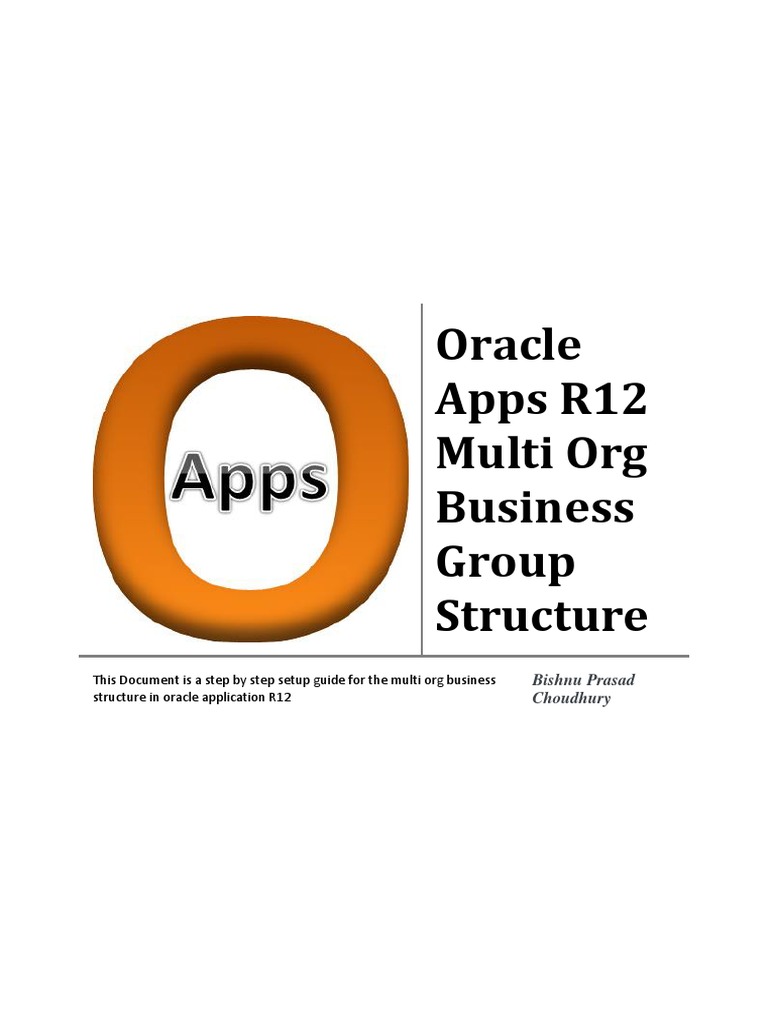 Oracle Apps Multi Org Structure | PDF | Information Technology Management | Software