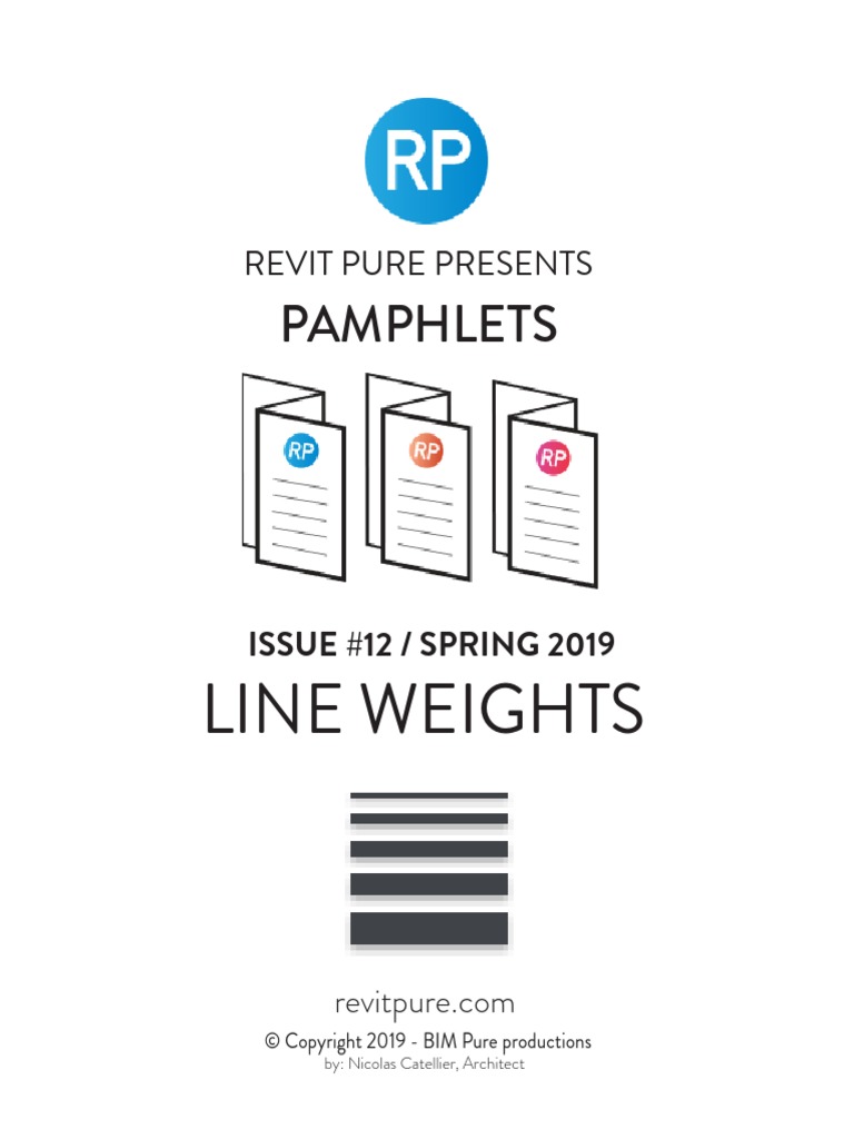 Revit Pamphlet12 Line Weights | PDF | Autodesk Revit | Weight