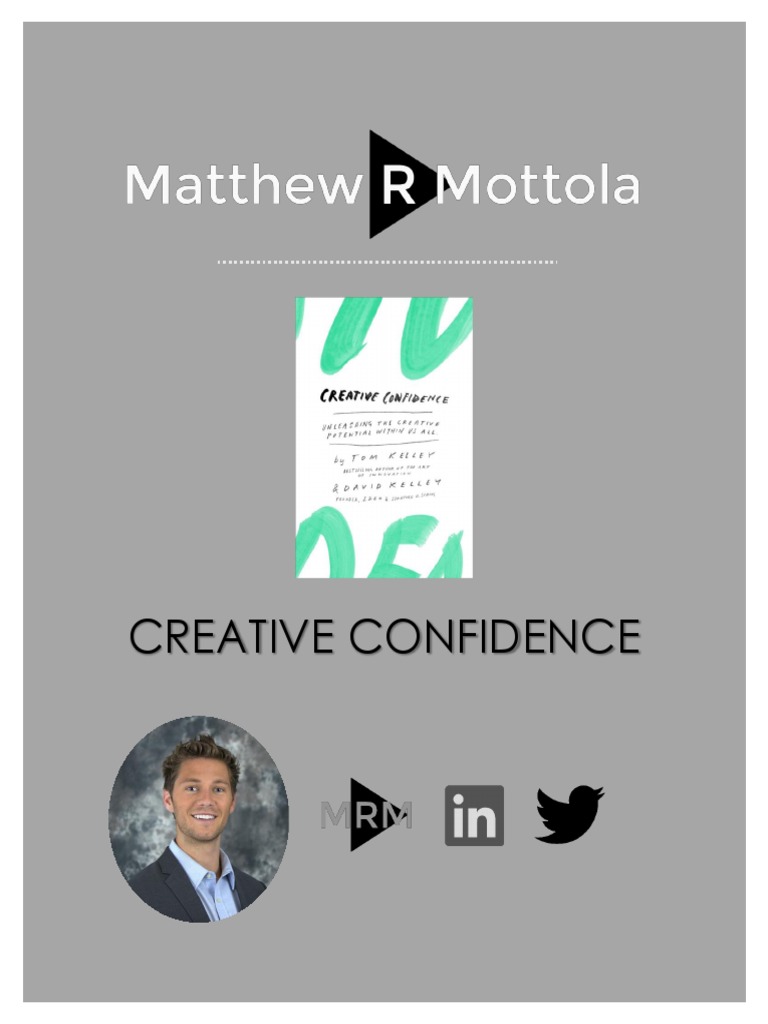Creative Confidence | PDF | Design Thinking | Design