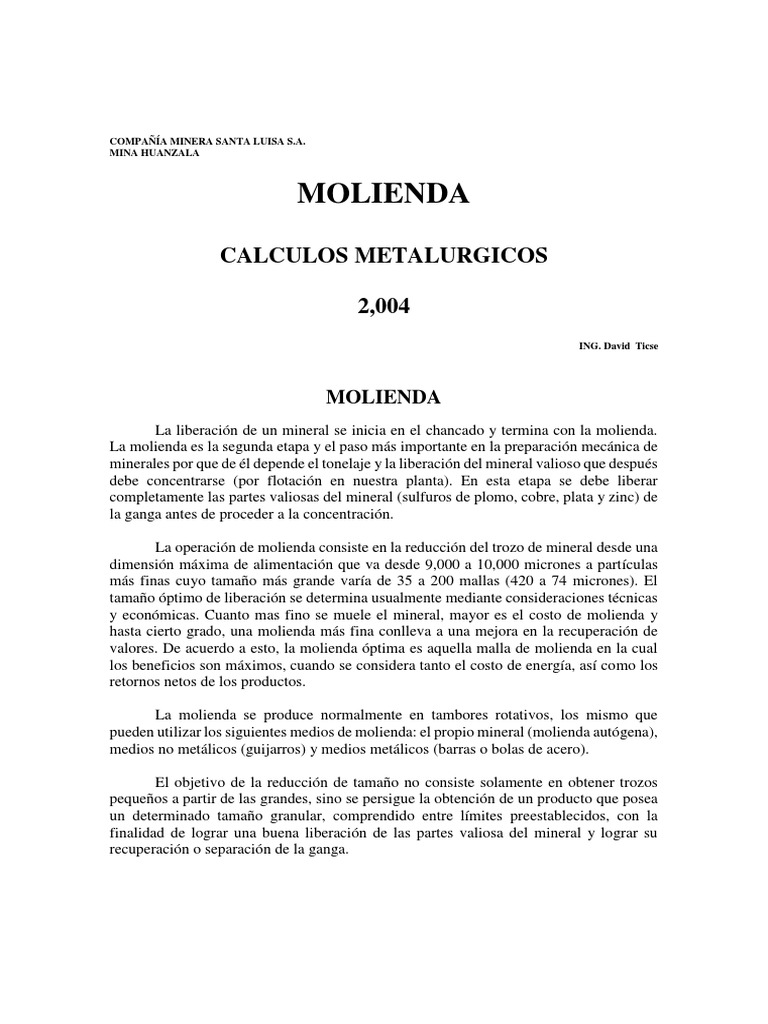 Calculos Metalurgicos | PDF | Aluminio | Bomba