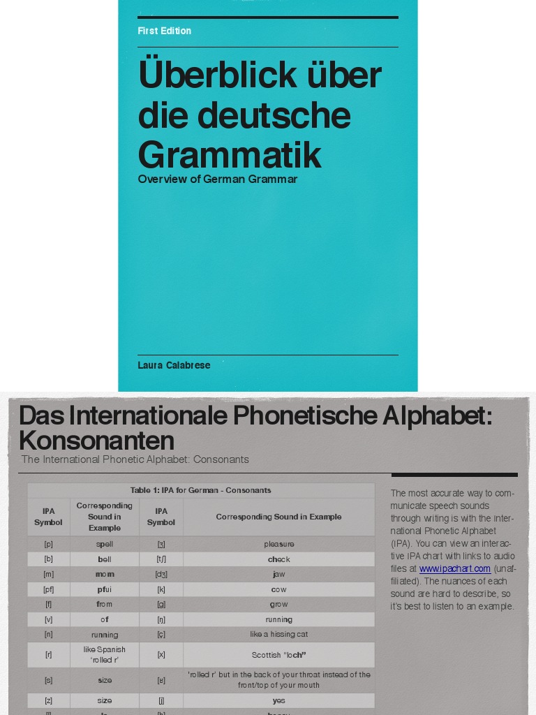 Basic German Grammar | PDF | Object (Grammar) | Clause