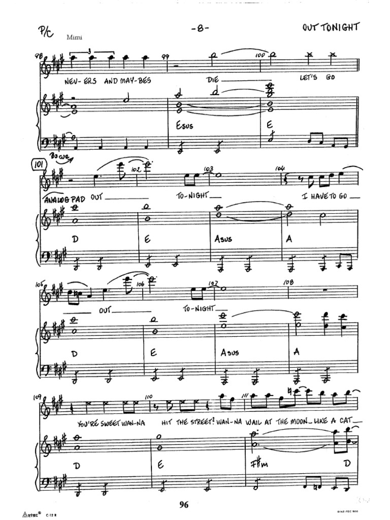 Rent - Vocal Score-99 | PDF