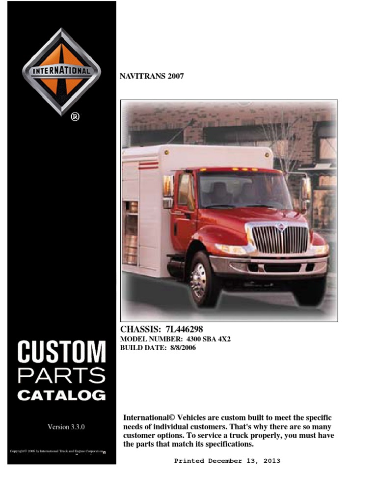 Exterior, Body & Frame FUSE BOX INTERNATIONAL 3616253C1 COVER POWER ...