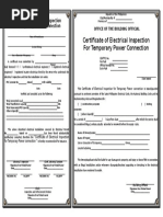 Certificate of Interconnection TEMPLATE | PDF
