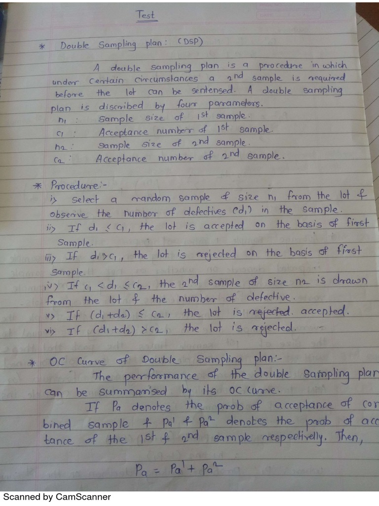 Double Sampling | PDF