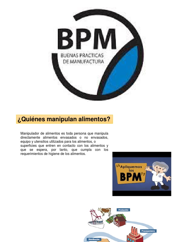 BPM | PDF | Alimentos | La contaminación del agua