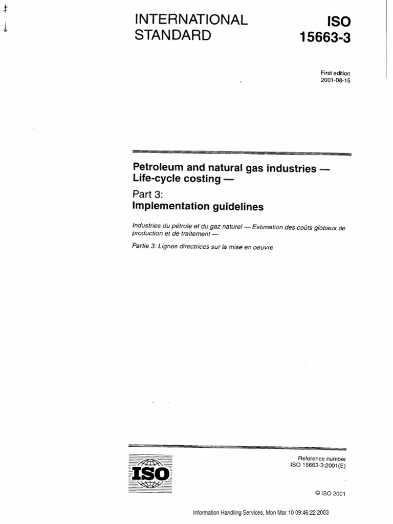 Iso 15663 Part 3 | PDF