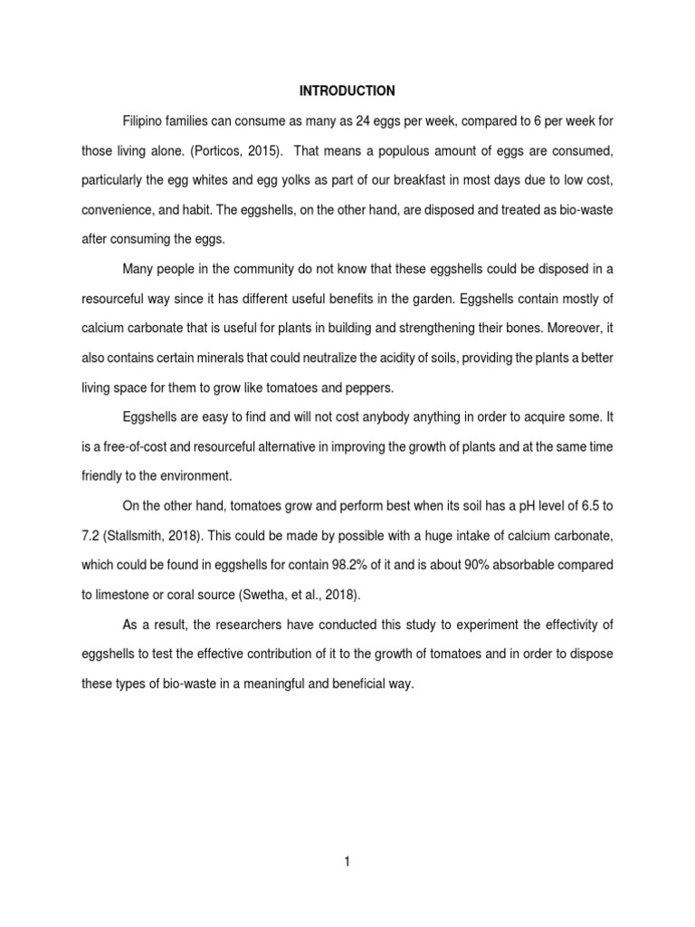 Thesis (SIP) | PDF | Soil | Egg