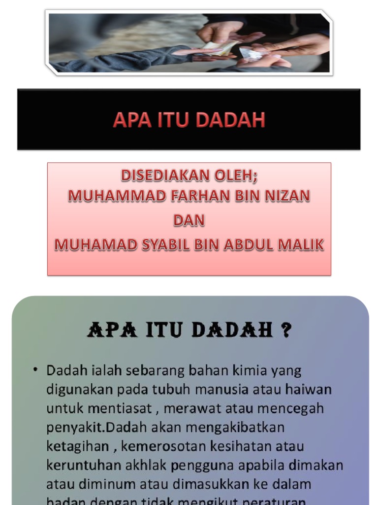 Apa Itu Dadah | PDF