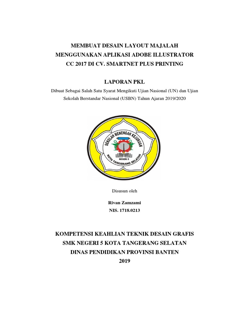 Desain Layout Majalah di SMK 5 Tangsel | PDF | Karier & Perkembangan