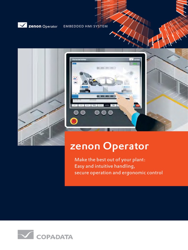 Zenon Operator: Embedded Hmi System | PDF | Scada | Programmable Logic ...