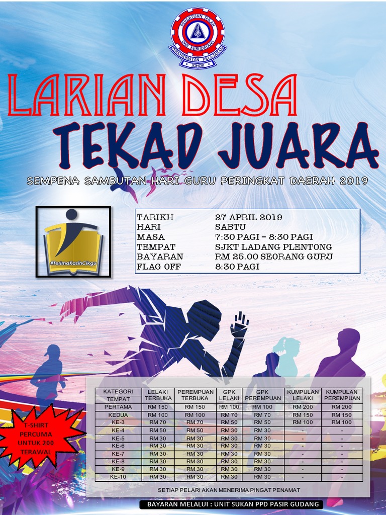 Poster Larian Tekad Desa | PDF