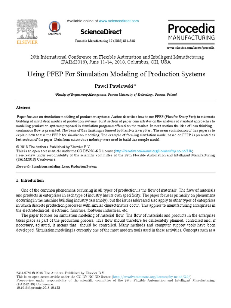 Simulasi PEFP With Flexsim PDF | PDF | Simulation | Computer Simulation