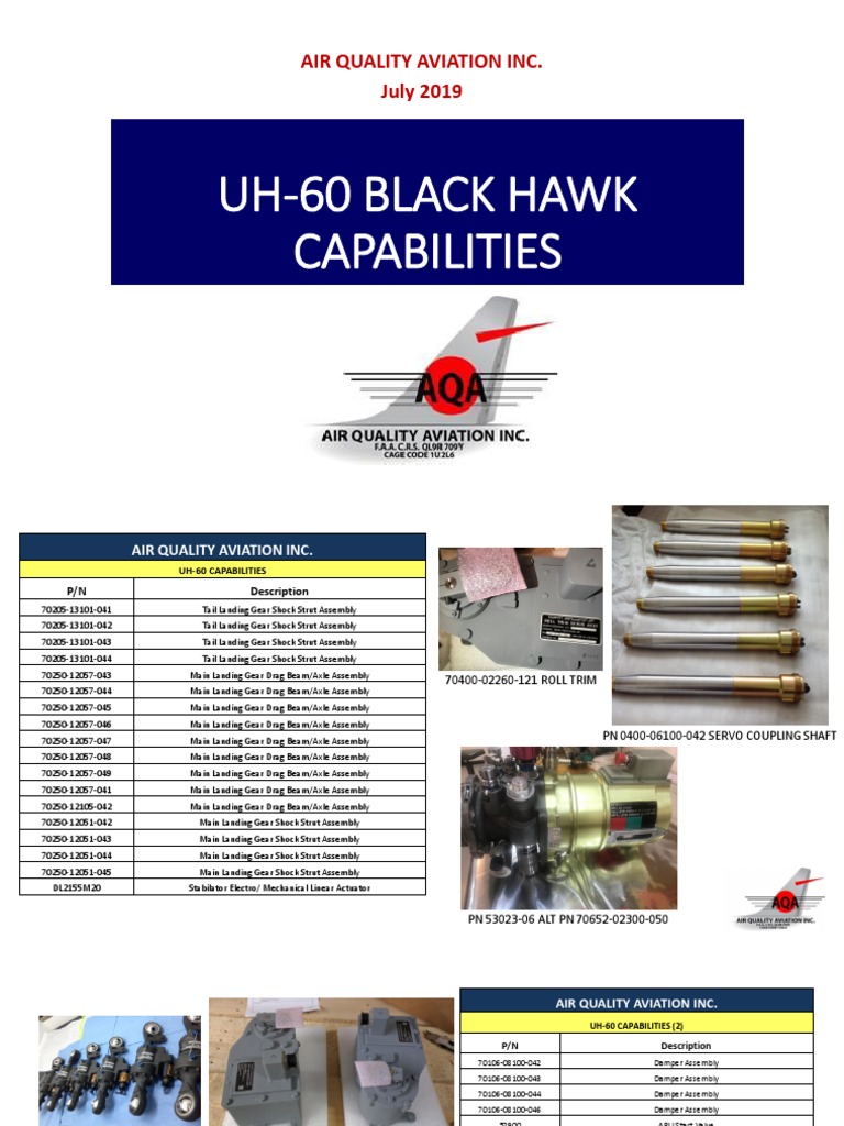 Uh-60 Capabilities 2 | PDF | Landing Gear | Pump