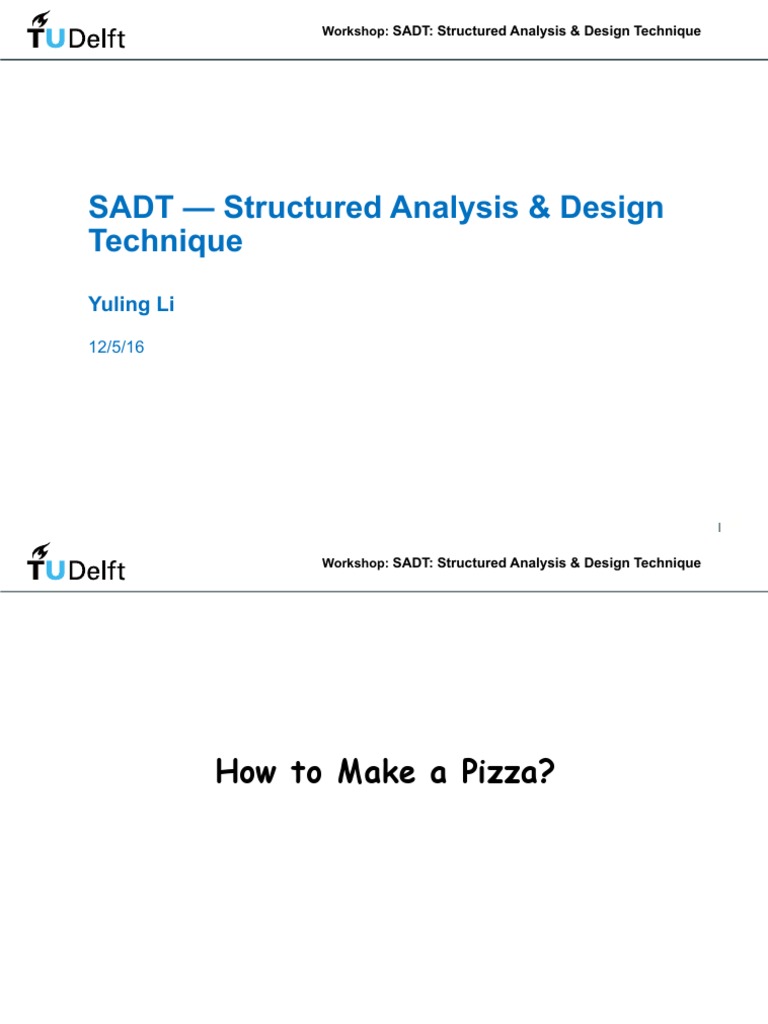 An Introduction to Structured Analysis and Design Technique (SADT) | PDF | Systems Theory ...