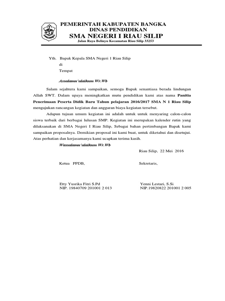 Proposal Kegiatan PHBN | PDF