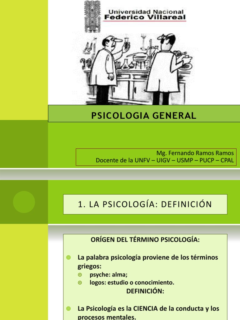 Capitulo 1 Psicologia General | PDF | Sicología | Mente