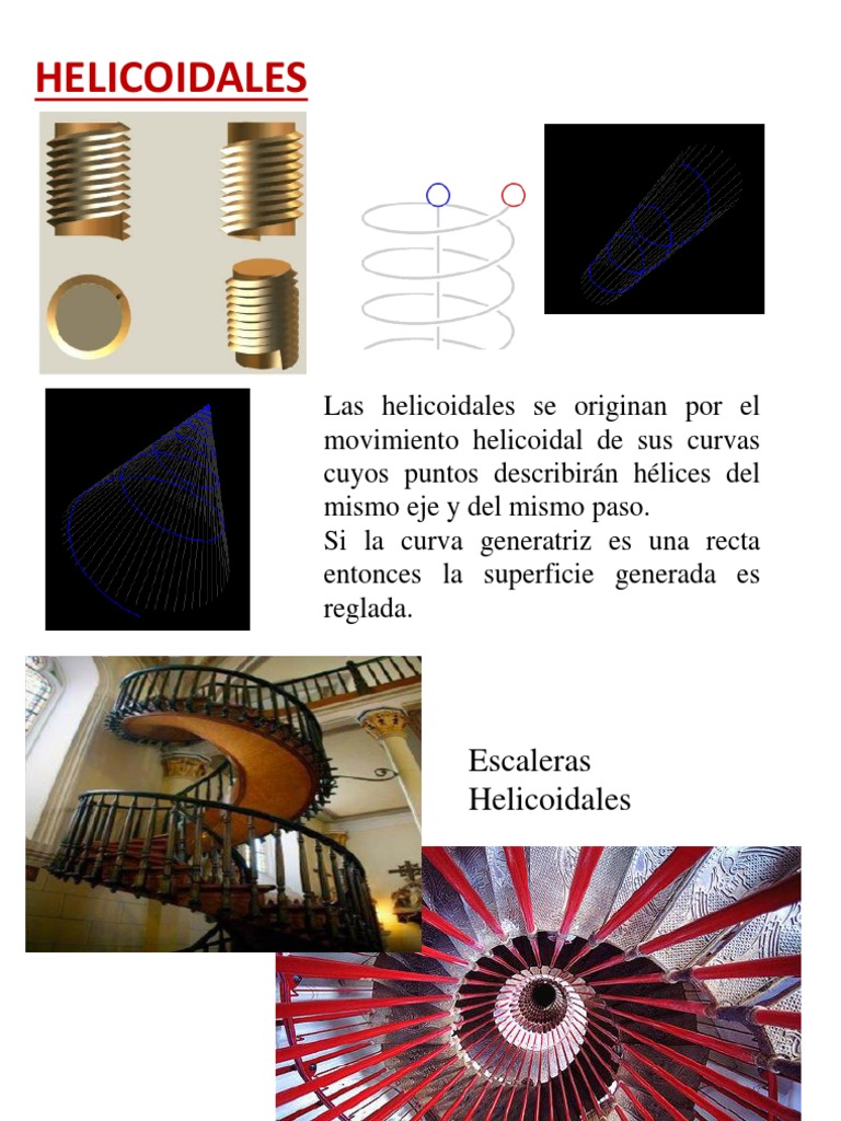 Helicoidales | PDF | Hélice | Geometría Elemental