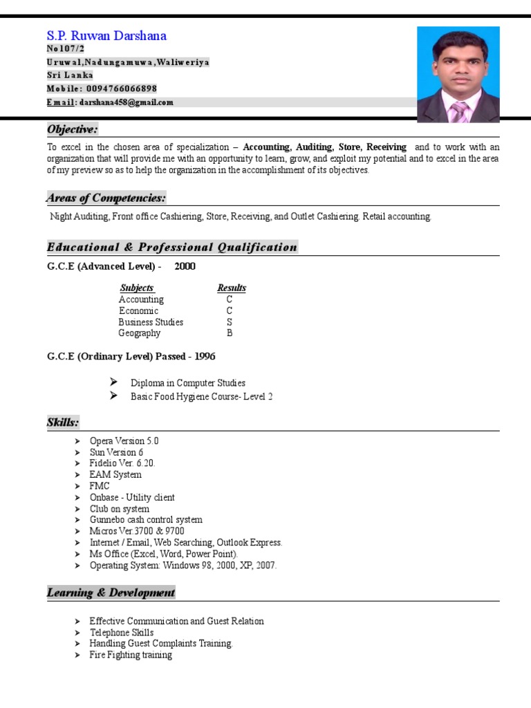 Darshana CV | PDF | Payments | Invoice