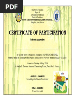 2020 BRIGADA ESKWELA Sample Certificate | PDF