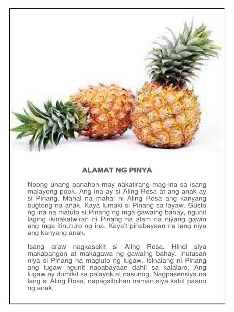 Halimbawa Ng Alamat Mga Tula At Halimbawa NG Mga Alamat | PDF