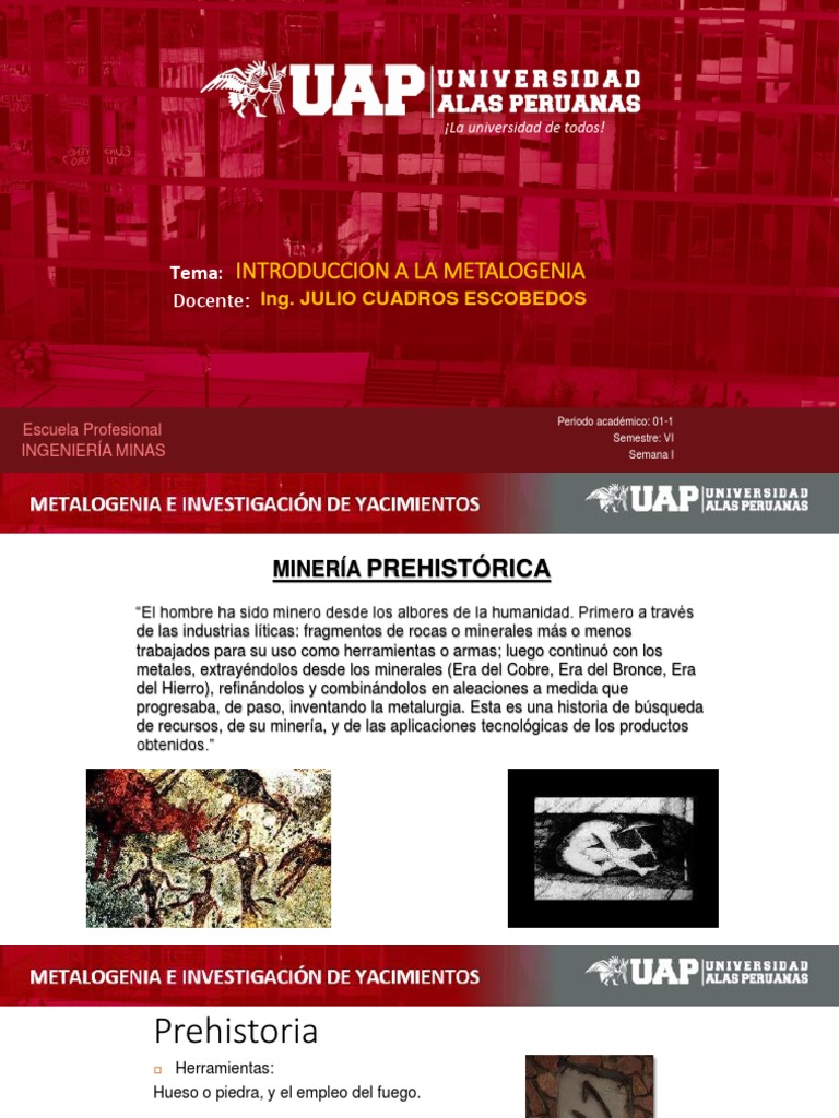 Metalogenia Exposicion Semana 1 | PDF | Minería | Minerales
