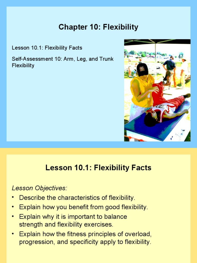 Chapter 10: Flexibility: Lesson 10.1: Flexibility Facts Self-Assessment ...