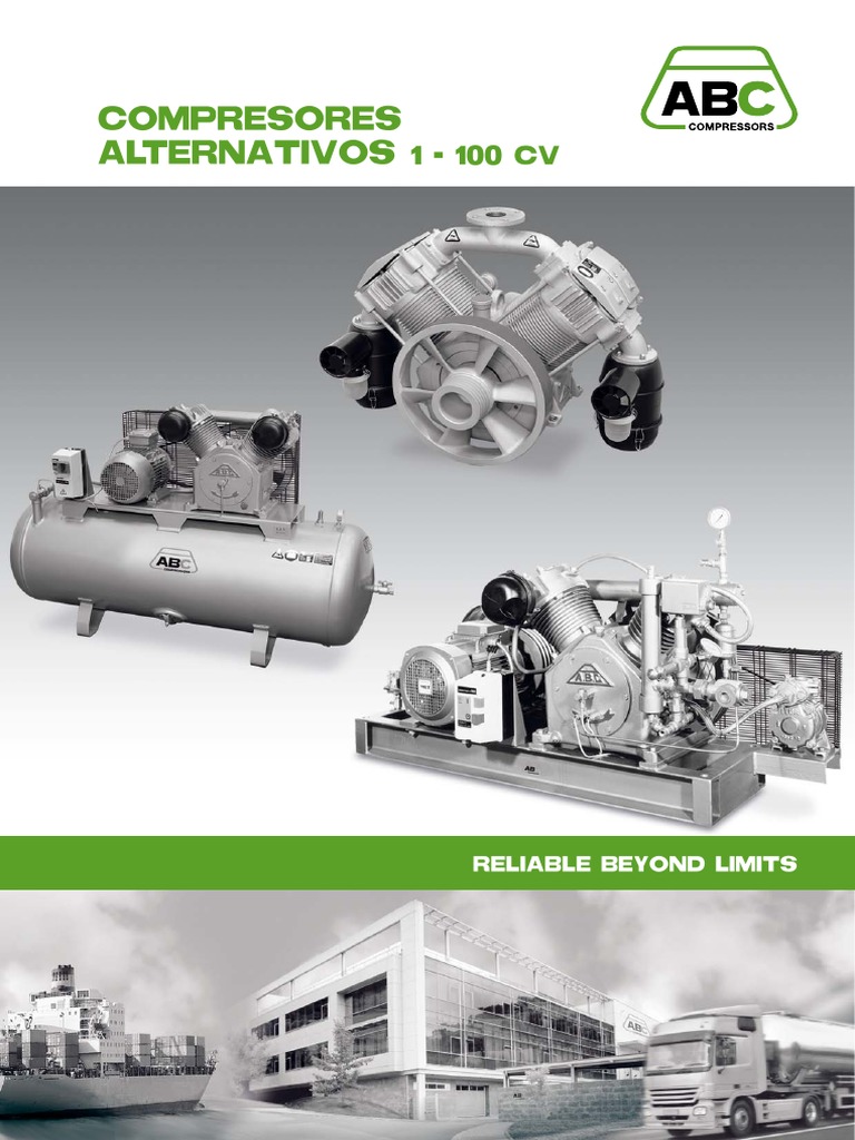 Compresores ABC: Catálogo y Especificaciones | PDF | Energía y recursos ...